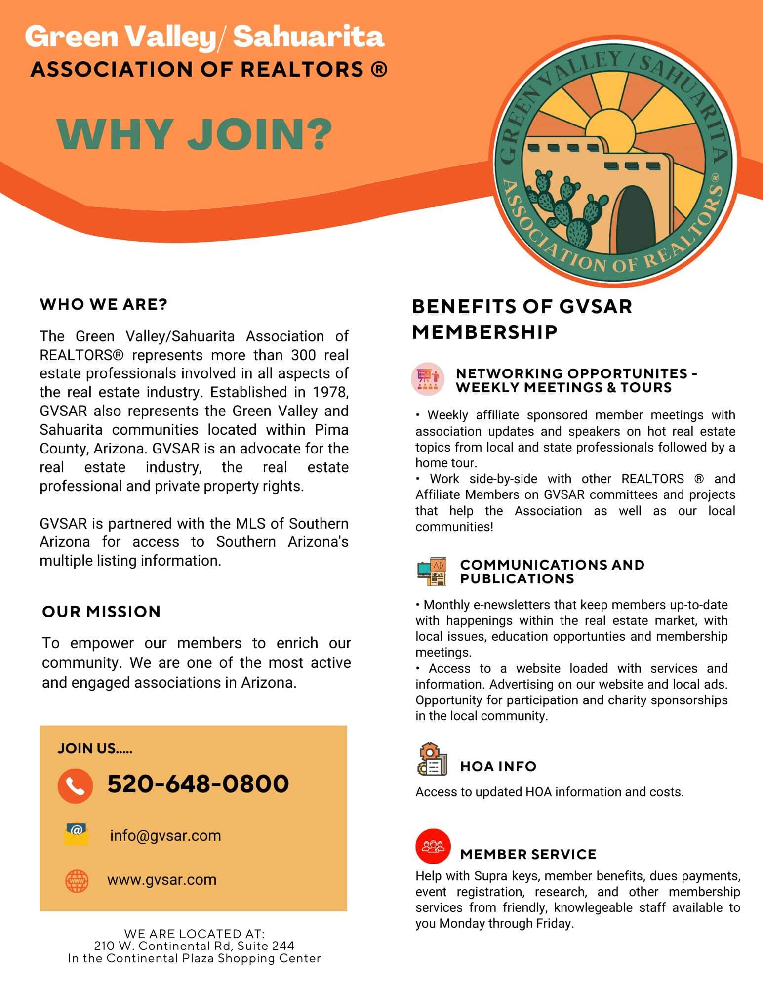 Become a Member - Green Valley Sahuarita Association of REALTORS®